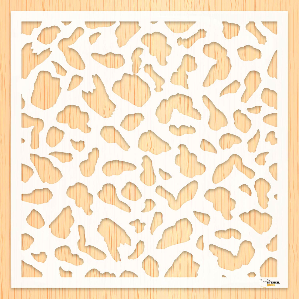 Leopard pattern stencil – Stencilcube