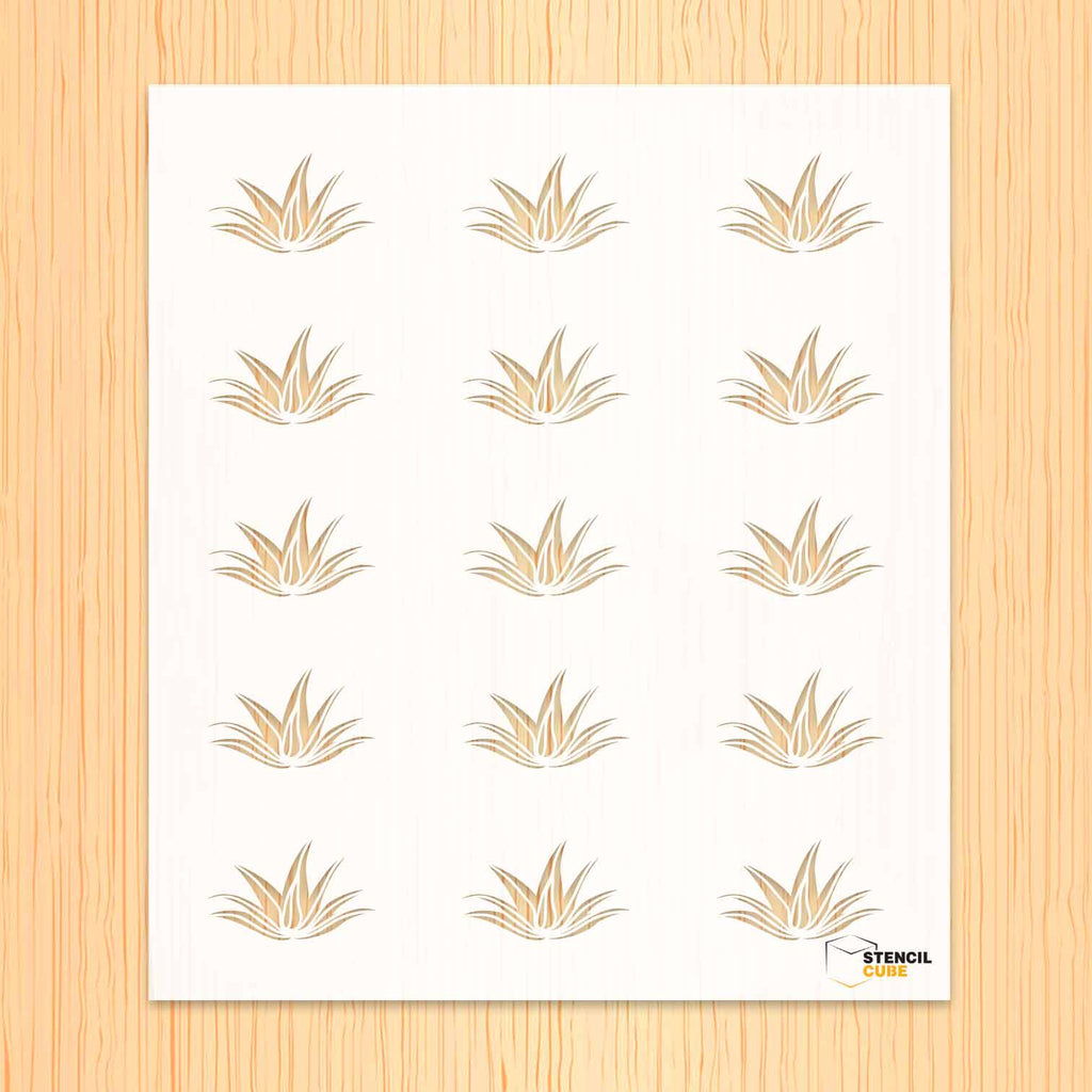 Grass Pattern Stencil | Stencilcube